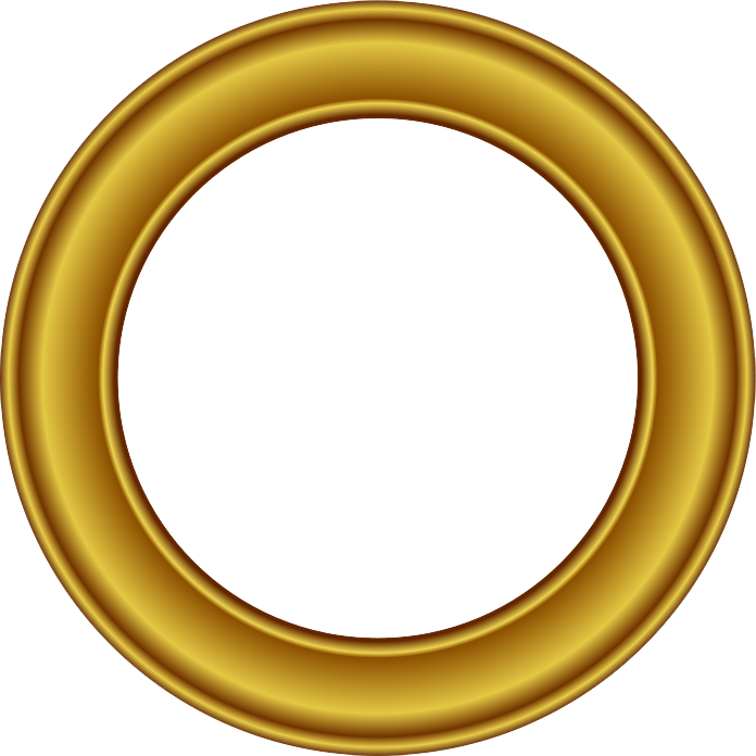 Download Golden Round Frame Free Download HQ PNG Image In Different 