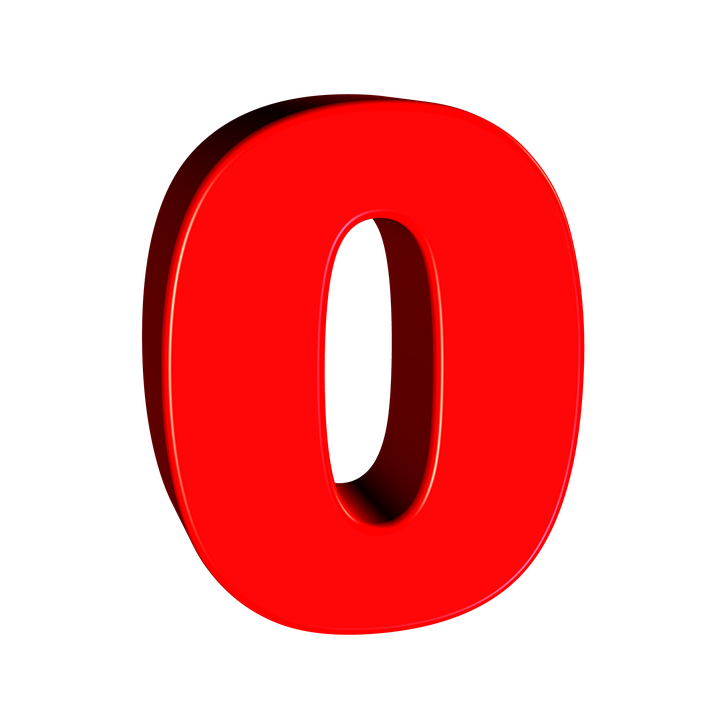 Number 0 Transparent HQ PNG Download | FreePNGimg