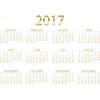 2017 Calendar Picture Transparent HQ PNG Download | FreePNGimg