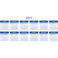 2017 Calendar Png 5 Transparent HQ PNG Download | FreePNGImg