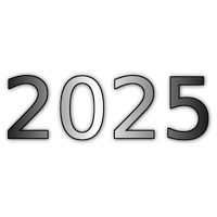 High Quality 2025 Symbol PNG Images and Icons - Free PNG Library