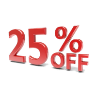 25 percent Off Free Png Image Transparent HQ PNG Download | FreePNGimg