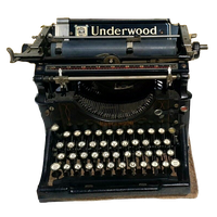 Antique Typewriter PNG Free Photo Transparent HQ PNG Download | FreePNGimg