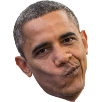 Barack Face Obama Download Free Image Transparent HQ PNG Download ...