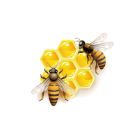 Honey Yellow Bee Free Download PNG HQ Transparent HQ PNG Download | FreePNGimg