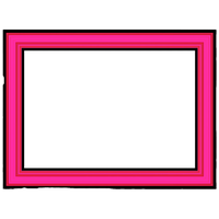 Pink Picture Frame Square Free Clipart HQ Transparent HQ PNG Download ...