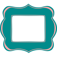 Frame Vector Teal Download Free Image Transparent HQ PNG Download ...