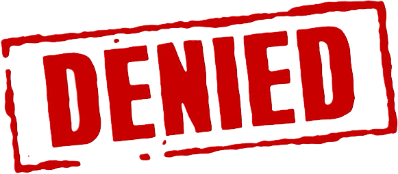 Denied Transparent HQ PNG Download | FreePNGimg