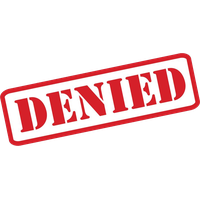 Denied Transparent HQ PNG Download | FreePNGimg
