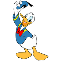 Artwork Donald Carrier Duck Mail Font Cartoon Transparent HQ PNG ...