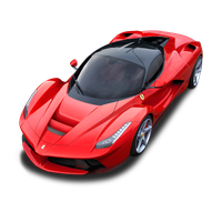 Front Ferrari Side Red View Transparent HQ PNG Download | FreePNGimg