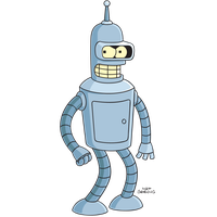 Futurama Cartoon Bender PNG Free Photo Transparent HQ PNG Download ...