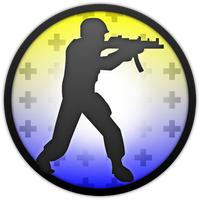 Stencil Silhouette Global Offensive Counterstrike Logo Transparent HQ ...