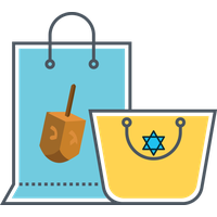 Download Hanukkah Bag Luggage And Bags Handbag For Happy Colors HQ PNG ...