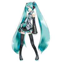 Hatsune Miku Transparent Background Transparent HQ PNG Download ...