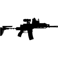 M4 carbine Transparent HQ PNG Download | FreePNGimg