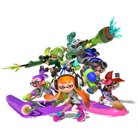 Splatoon Blue Electric Wii Nose Free Transparent Image HD Transparent ...
