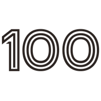 100 Number PNG Image High Quality Transparent HQ PNG Download | FreePNGimg
