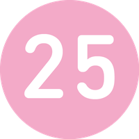 25 Number PNG File HD Transparent HQ PNG Download | FreePNGimg