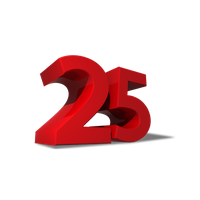 25 Number PNG Image High Quality Transparent HQ PNG Download | FreePNGimg