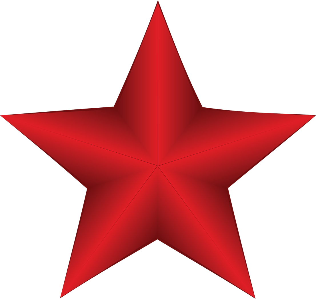 Red star Transparent HQ PNG Download | FreePNGimg