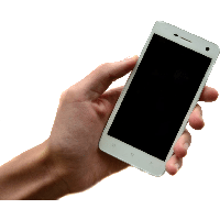 Smartphone In Hand Png Image Transparent HQ PNG Download | FreePNGImg