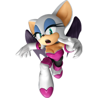 Sonic Bat Anime Rouge X The Transparent HQ PNG Download | FreePNGImg